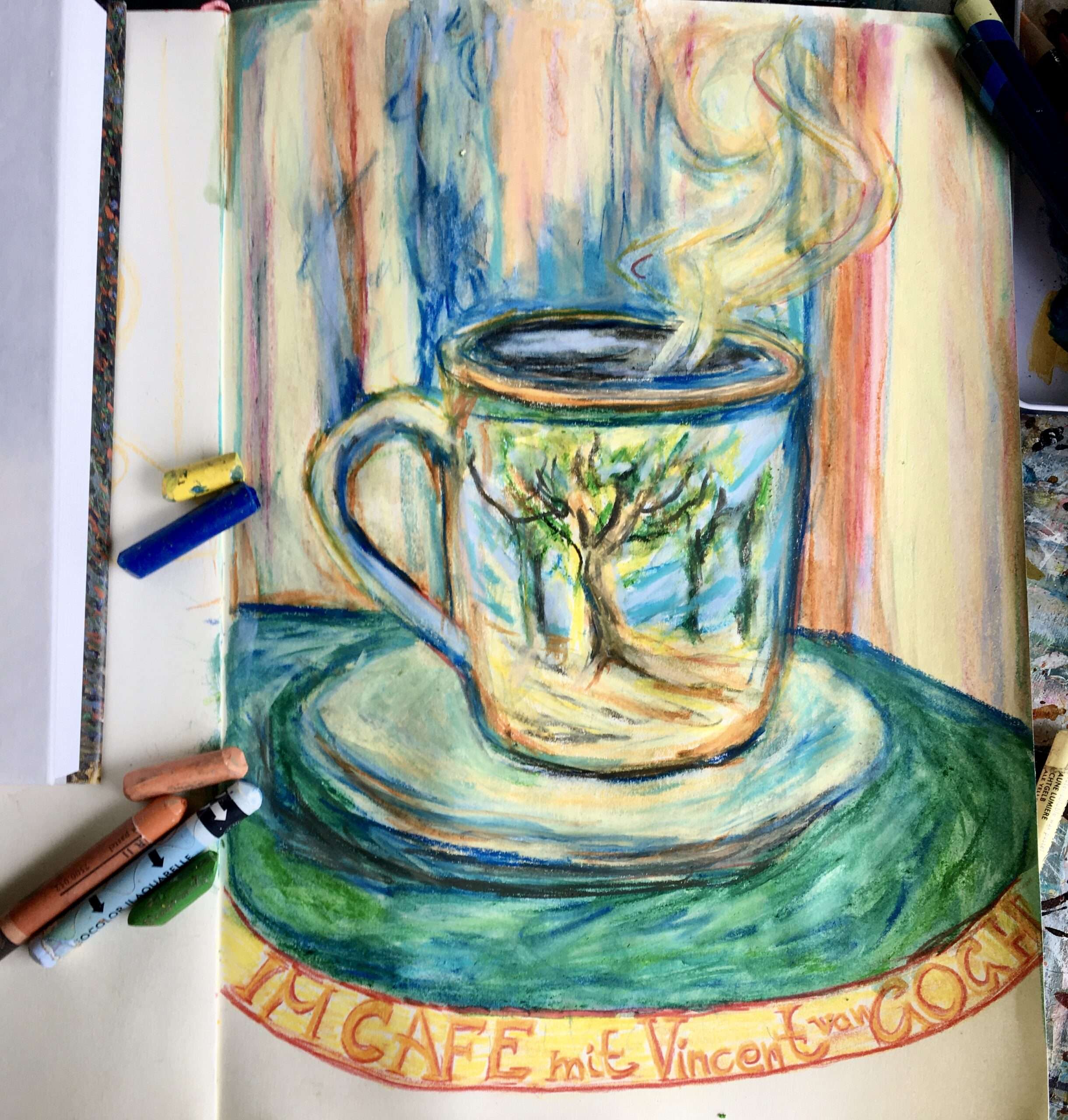 Im Café mit Vincent van Gogh | Studio Elke Weigel